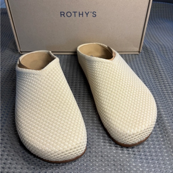 Rothy's | Shoes | Rothys Coconut The Hemp Casual Clog Knit Slipons ...